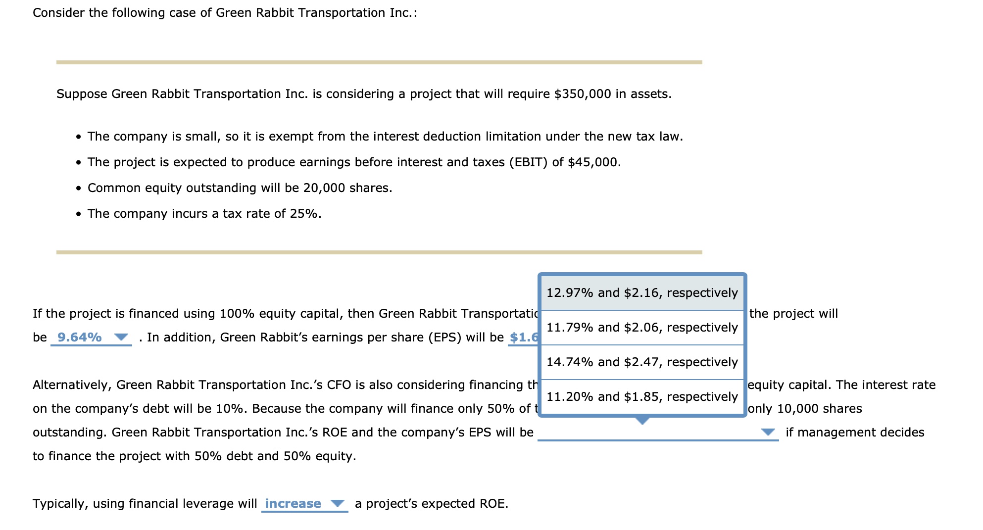 Solved Consider the following case of Green Rabbit | Chegg.com