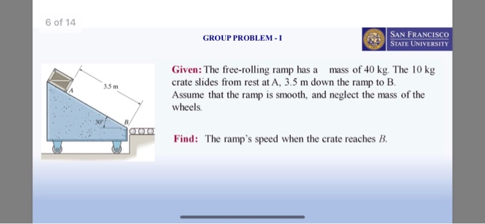 Solved 6 of 14 SAN FRANCISCO STATE UNIVERSITY GROUP | Chegg.com