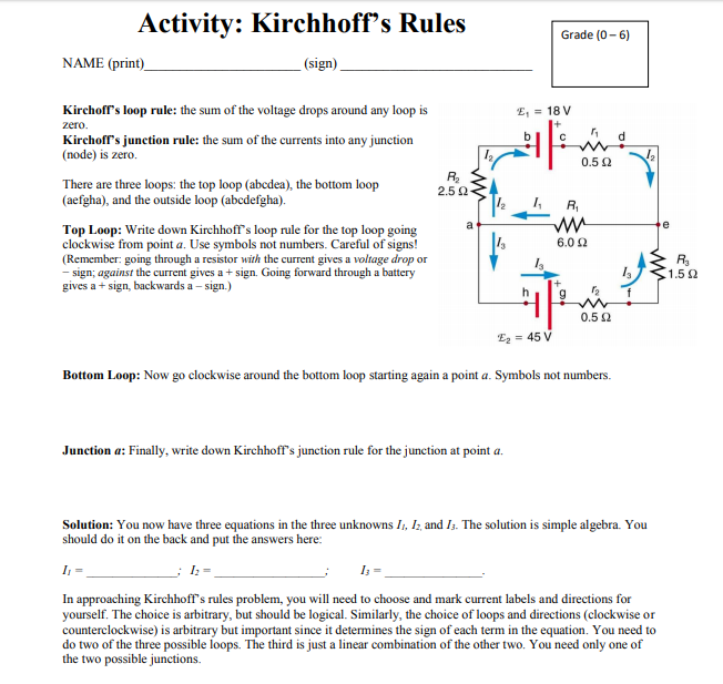 Solved I need help to find the values of I1, I2, and I3 | Chegg.com