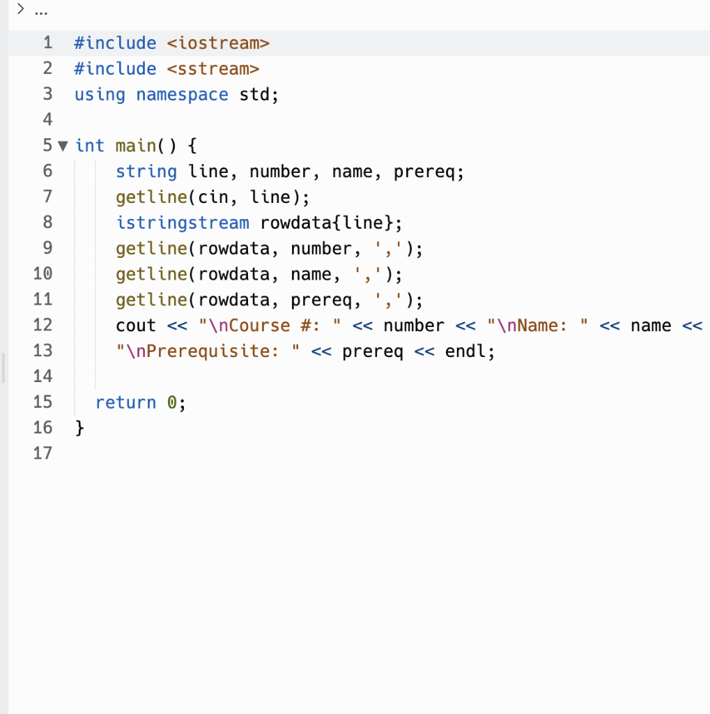 Solved Can you please help me with this code in C++? | Chegg.com