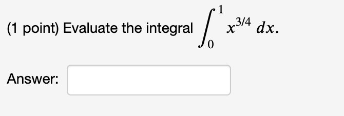 Solved 6 (1 point) Consider the function f(x) = 5 x2 Let | Chegg.com