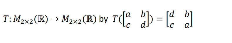 Solved determine if the linear operator 𝑇 is | Chegg.com