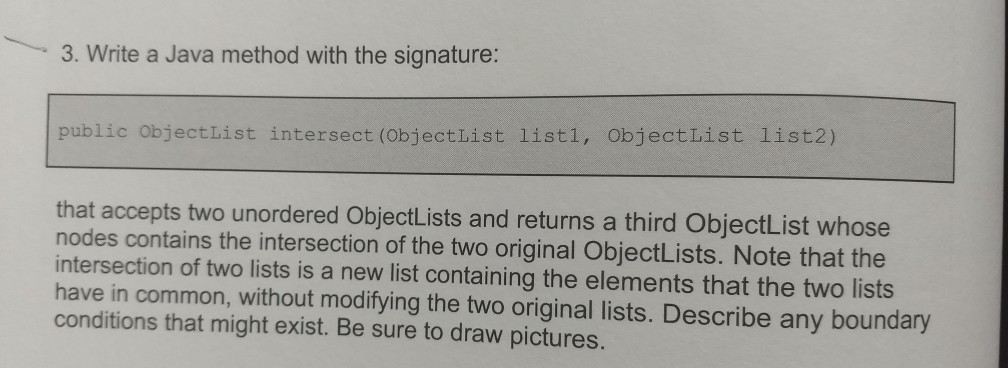 Solved 3. Write a Java method with the signature: public | Chegg.com