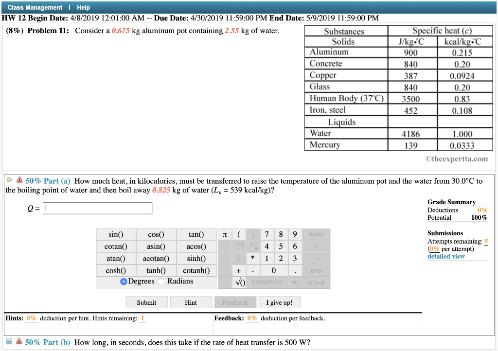 Solved Class Management I Help HW 12 Begin Date: 4/8/2019 | Chegg.com