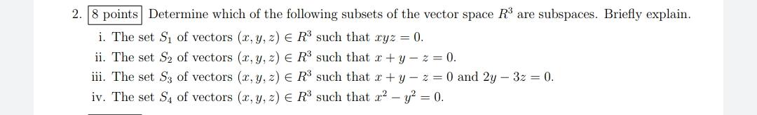 Solved Subject Linear Algebra Sir kindly solve it with | Chegg.com
