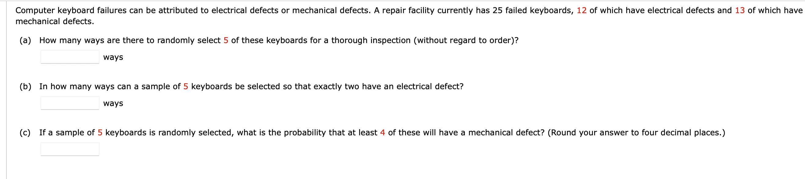 Solved Computer keyboard failures can be attributed to | Chegg.com