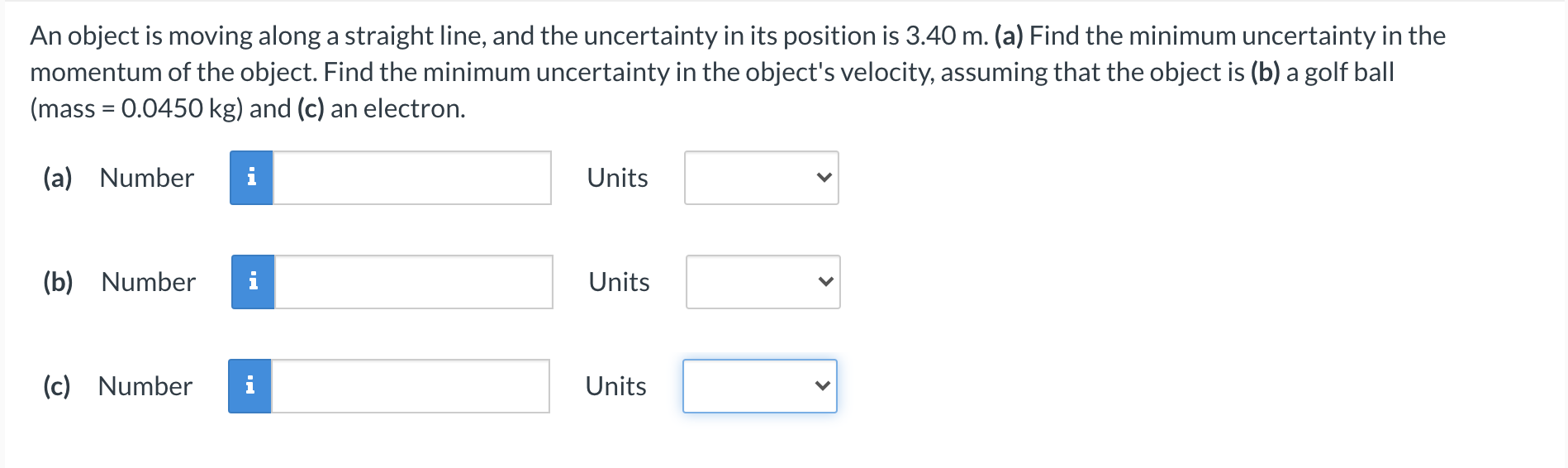 Solved An Object Is Moving Along A Straight Line And The