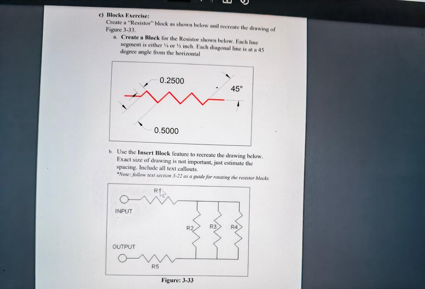 Solved c) Blocks Exercise: Create a "Resistor" block as | Chegg.com