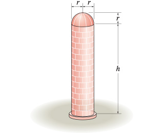 Solved Consider the silo which consists of a cylinder and | Chegg.com