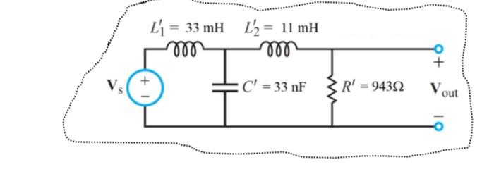 Solved Derive the transfer function for this 3rd order low | Chegg.com
