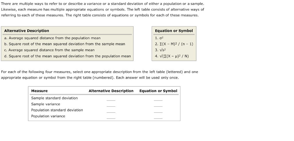 Solved There are multiple ways to refer to or describe a | Chegg.com