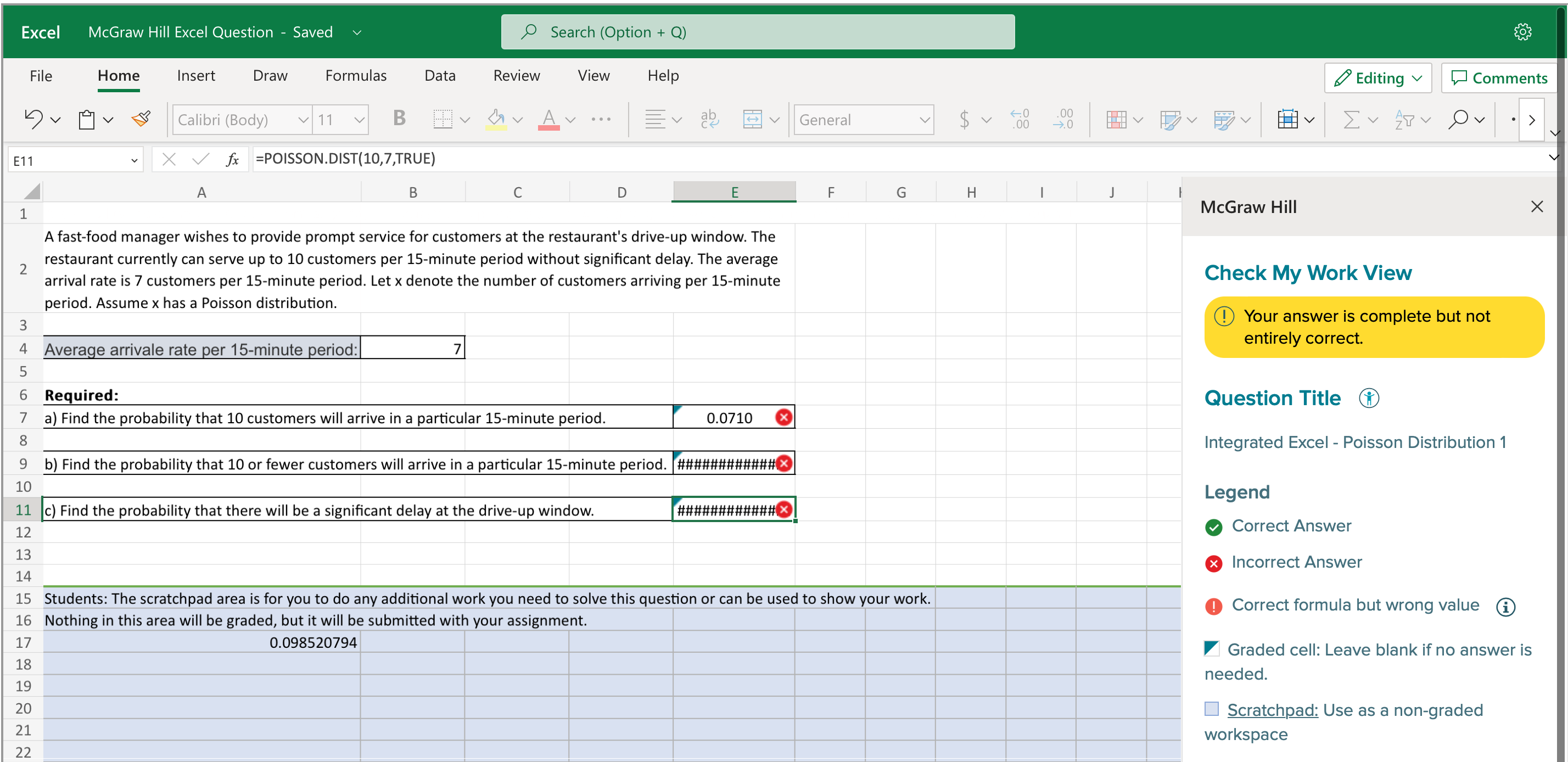 Please Include Excel Formula If Formula Is Incorrect 