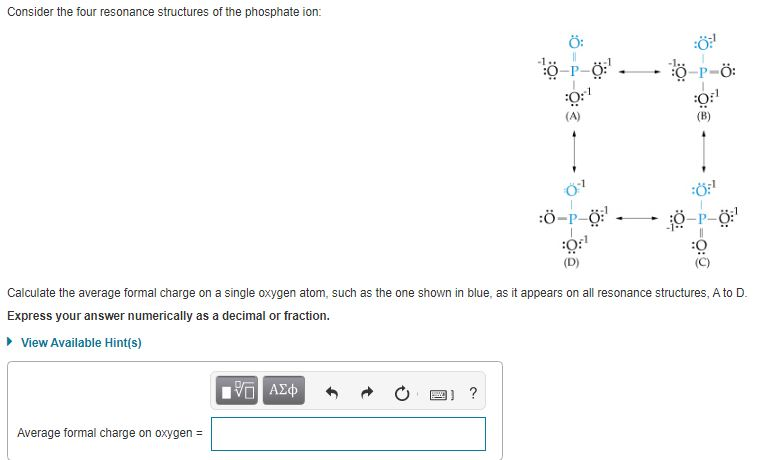 Solved Consider the four resonance structures of the | Chegg.com