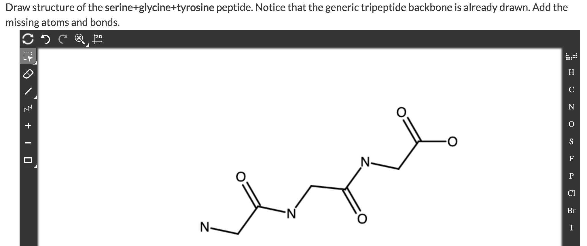 Solved Draw structure of the peptide produced from the | Chegg.com
