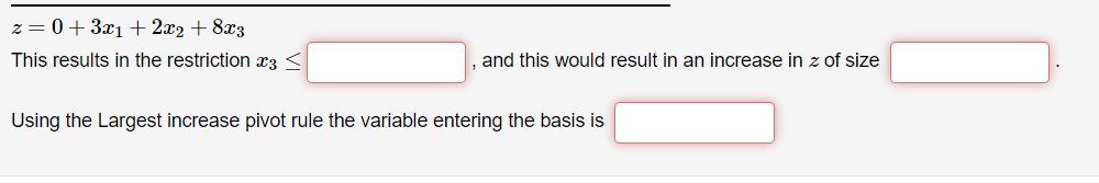 Solved Consider a Linear Program with initial Simplex | Chegg.com