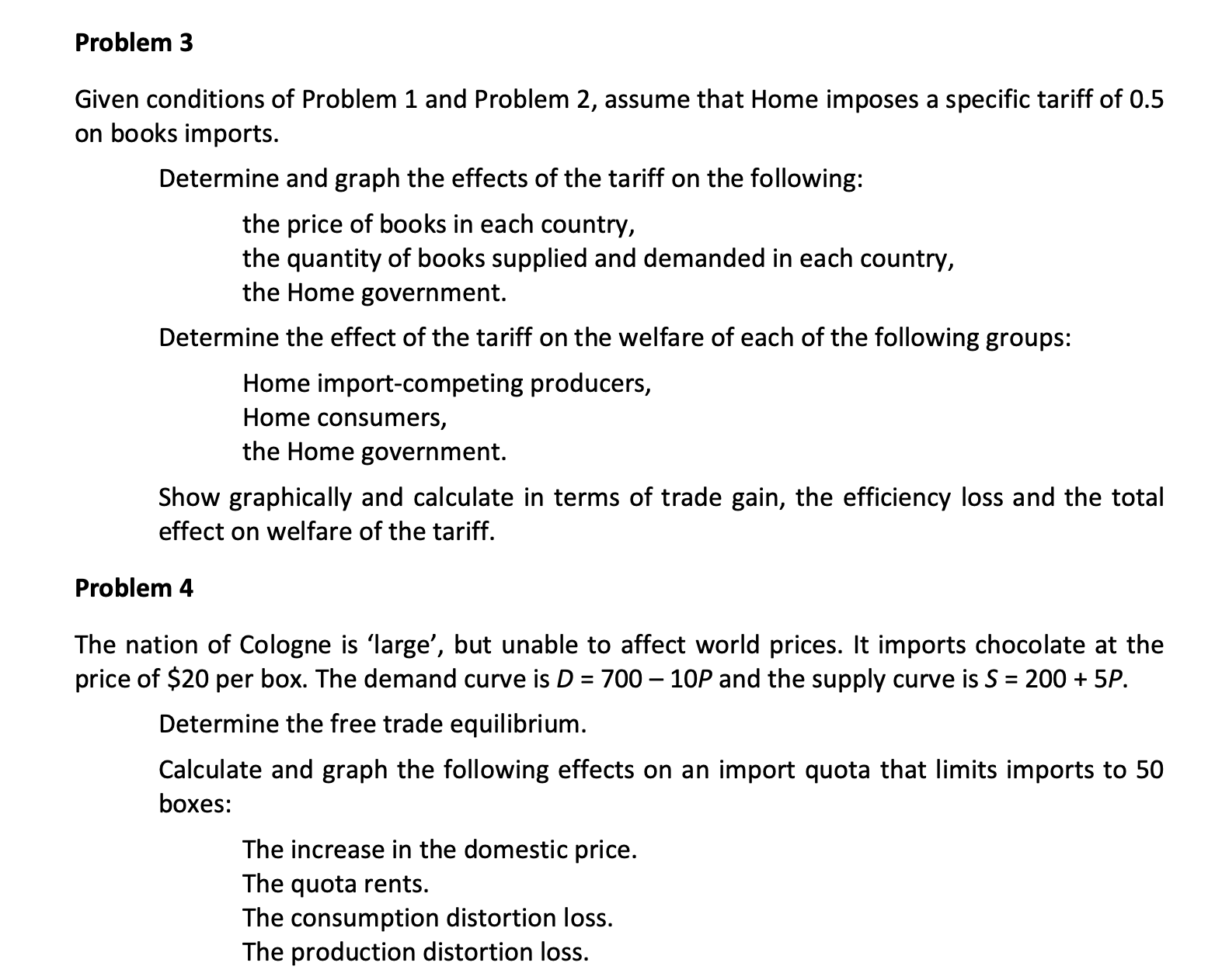Solved Problem 3Given conditions of Problem 1 ﻿and Problem | Chegg.com