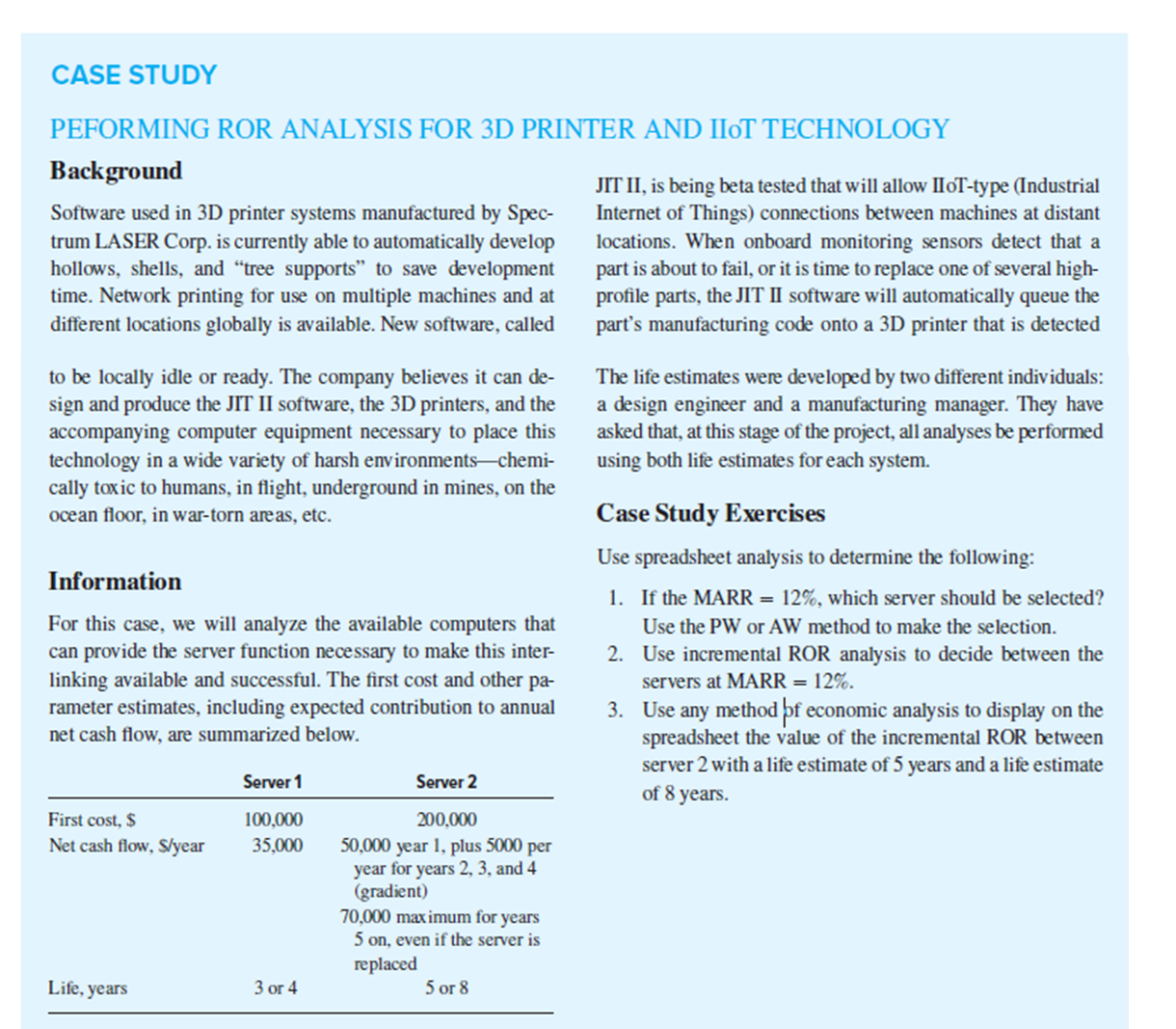 Solved Need the question solved on excel (reference book | Chegg.com