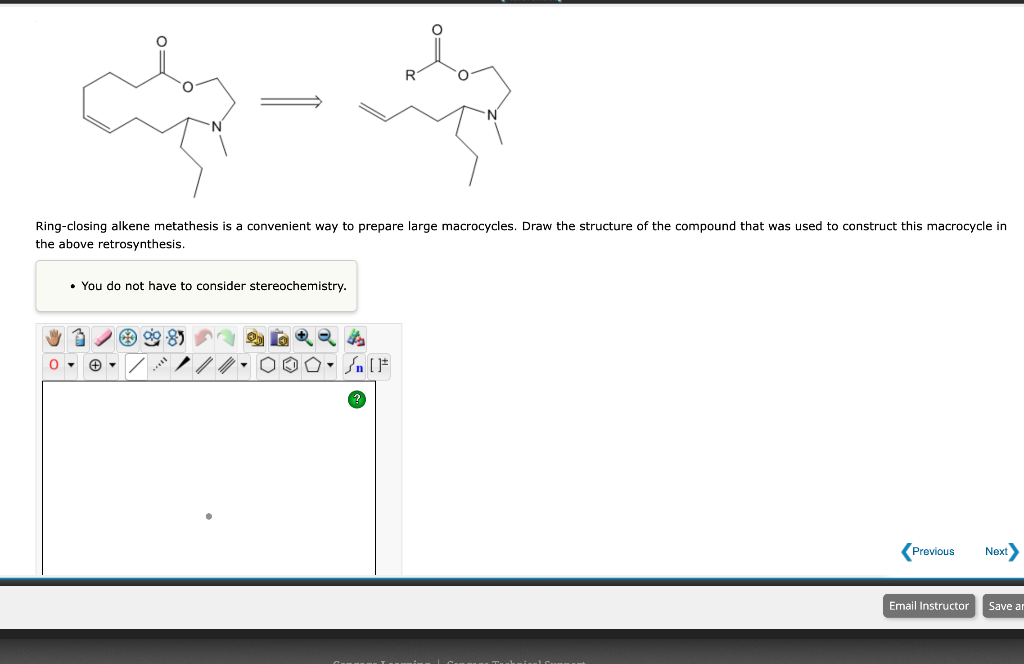 Solved - Ring-closing alkene metathesis is a convenient way | Chegg.com