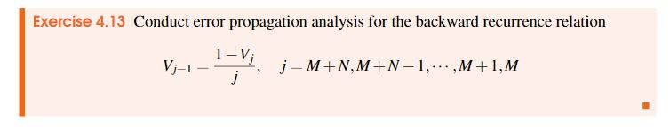 Solved Exercise 4.13 Conduct error propagation analysis for | Chegg.com
