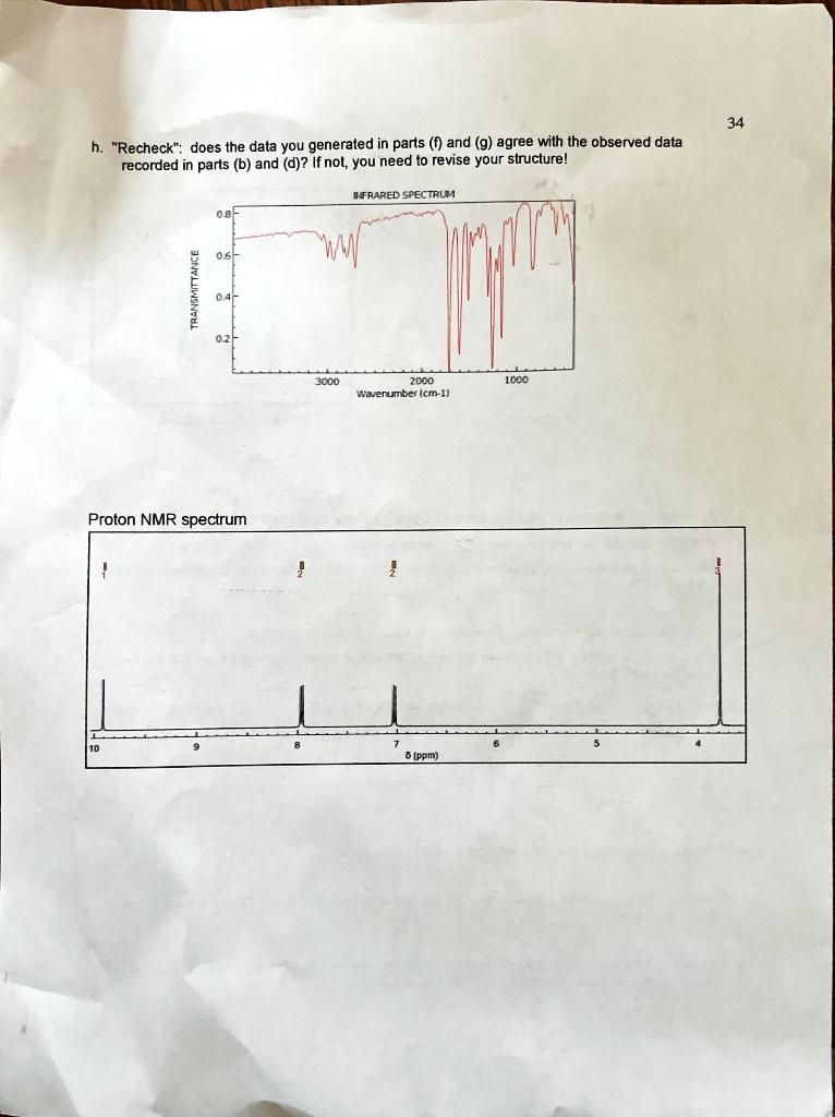 Solved 8−28−21+1 3. An unknown compound with the formula | Chegg.com