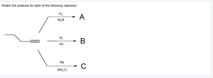 Solved Predict the products for each of the following | Chegg.com