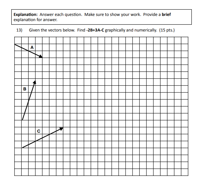 Solved Explanation: Answer each question. Make sure to show | Chegg.com