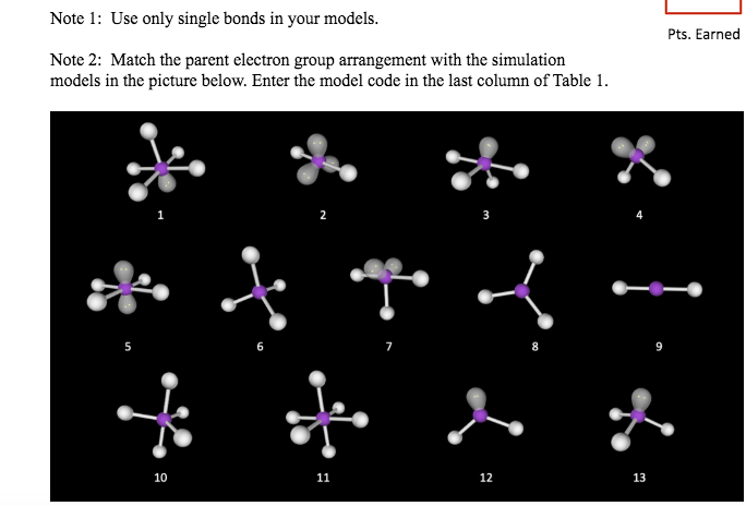 Solved Use the "Model" section of the Molecule Shape | Chegg.com