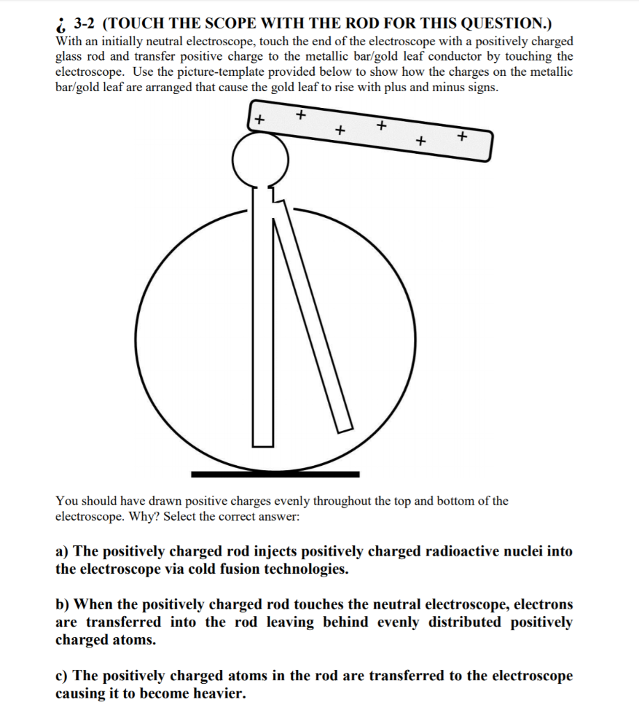 Solved ¿ 3-3 (TOUCH THE SCOPE ONLY WITH YOUR HAND.) With an | Chegg.com