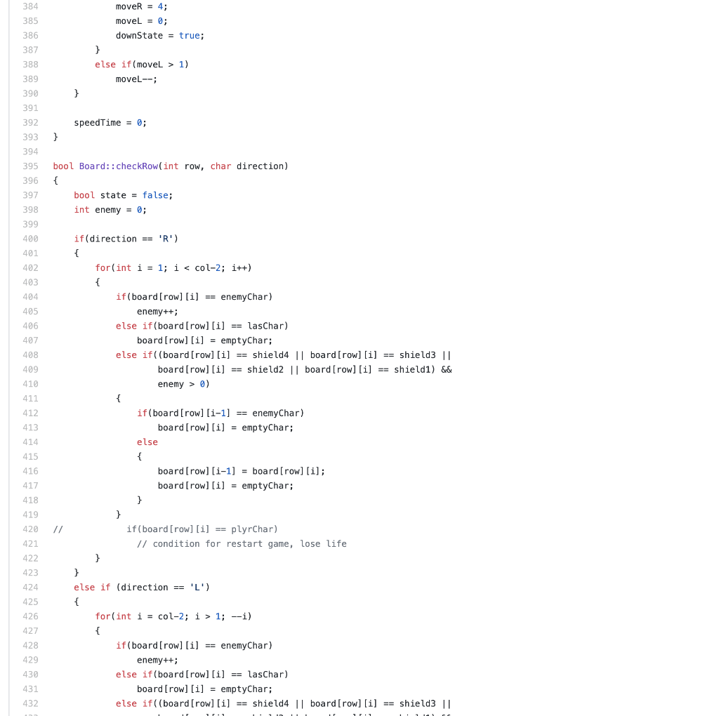 Solved Space Invaders Game C++ 1. Look at the provided | Chegg.com