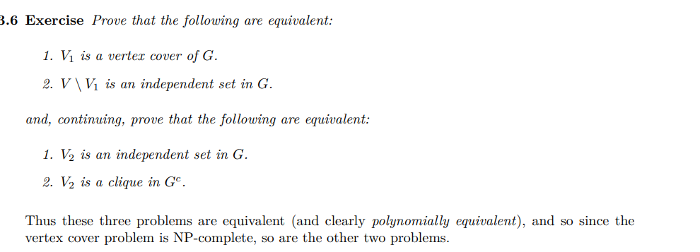 Solved Exercise 3.6([aux16]p16) Prove that the following are | Chegg.com