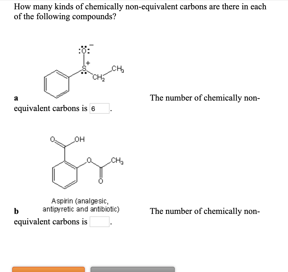 Solved How many kinds of chemically non-equivalent carbons | Chegg.com