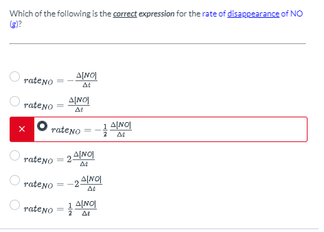 Solved Average Rates of Appearance and Disappearance | Chegg.com