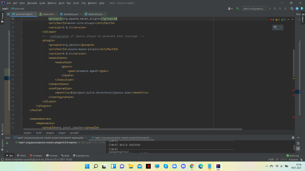 Solved Mavm Eile Edit View Navigate Code Elefactor Build Fun | Chegg.com
