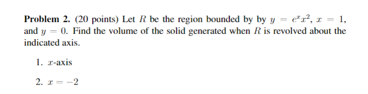 Solved Solve using Shell Method. | Chegg.com