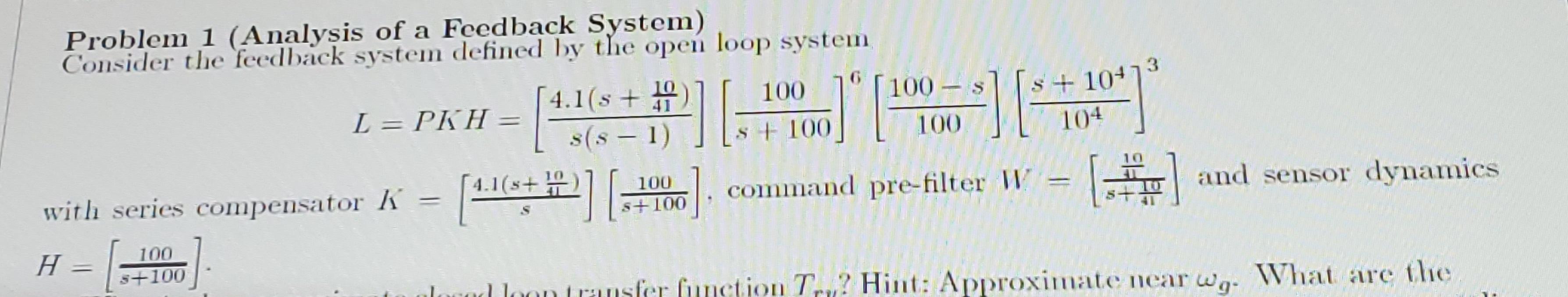 Solved Problem 3 (Root Locus) (a) Construct a root locus for | Chegg.com