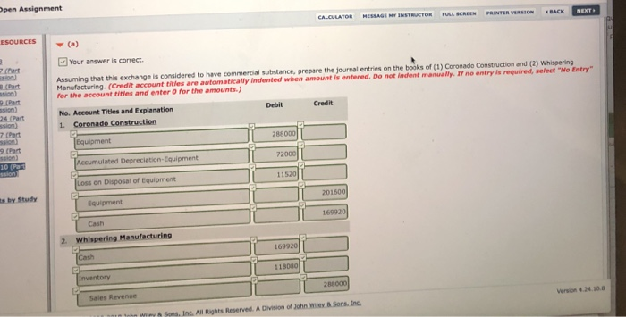 Solved BACK URCES Problem 10-10 (Part Level Submission) | Chegg.com