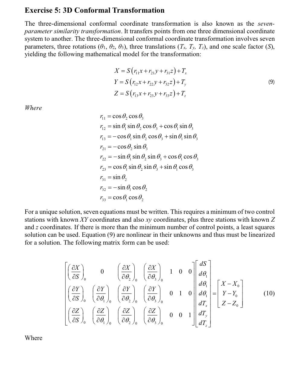 Exercise 5 3d Conformal Transformation The