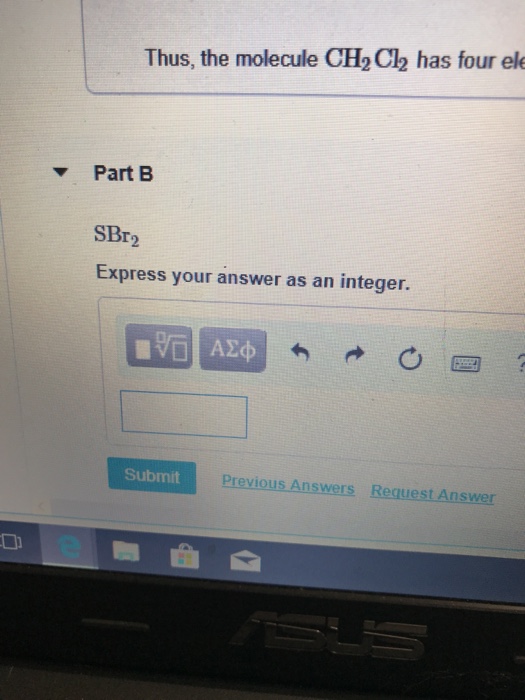 Solved Part C H2S Express your answer as an integer. Submit | Chegg.com