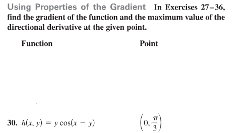 Solved Using Properties of the Gradient In Exercises 27-36, | Chegg.com