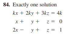 Solved In Exercises 79−84, determine the value(s) of k such | Chegg.com
