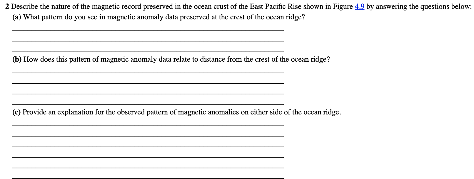 Solved FIGURE 4.9. Magnetic profiles depicting positive and | Chegg.com