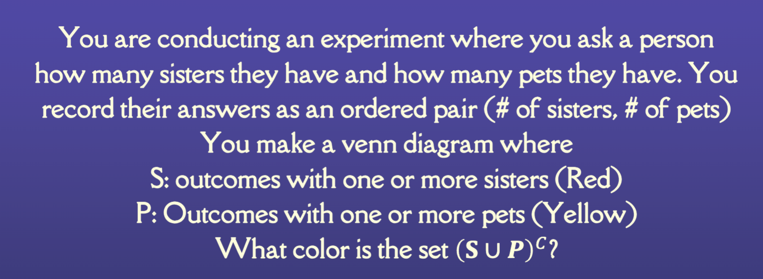 Solved You are conducting an experiment where you ask a | Chegg.com