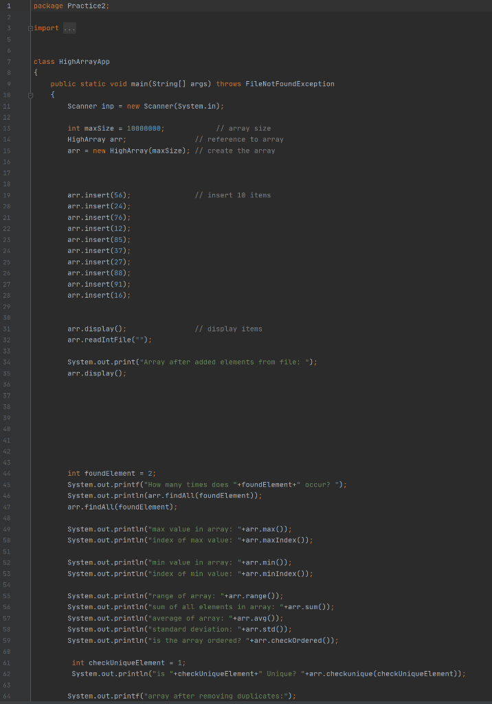8. Create HiArray class to store generic values, 2 | Chegg.com
