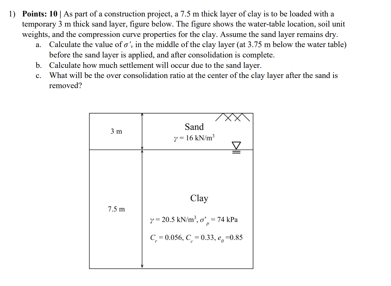 Solved Points: 10| ﻿As part of a construction project, a | Chegg.com
