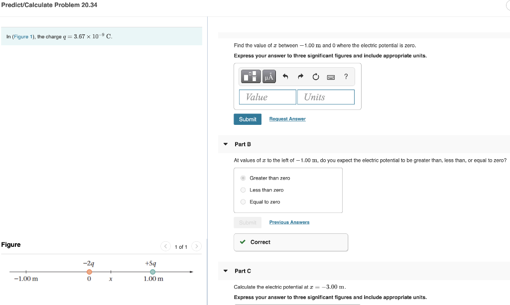 Solved Predict/Calculate Problem 20.34 In (Figure 1), the | Chegg.com