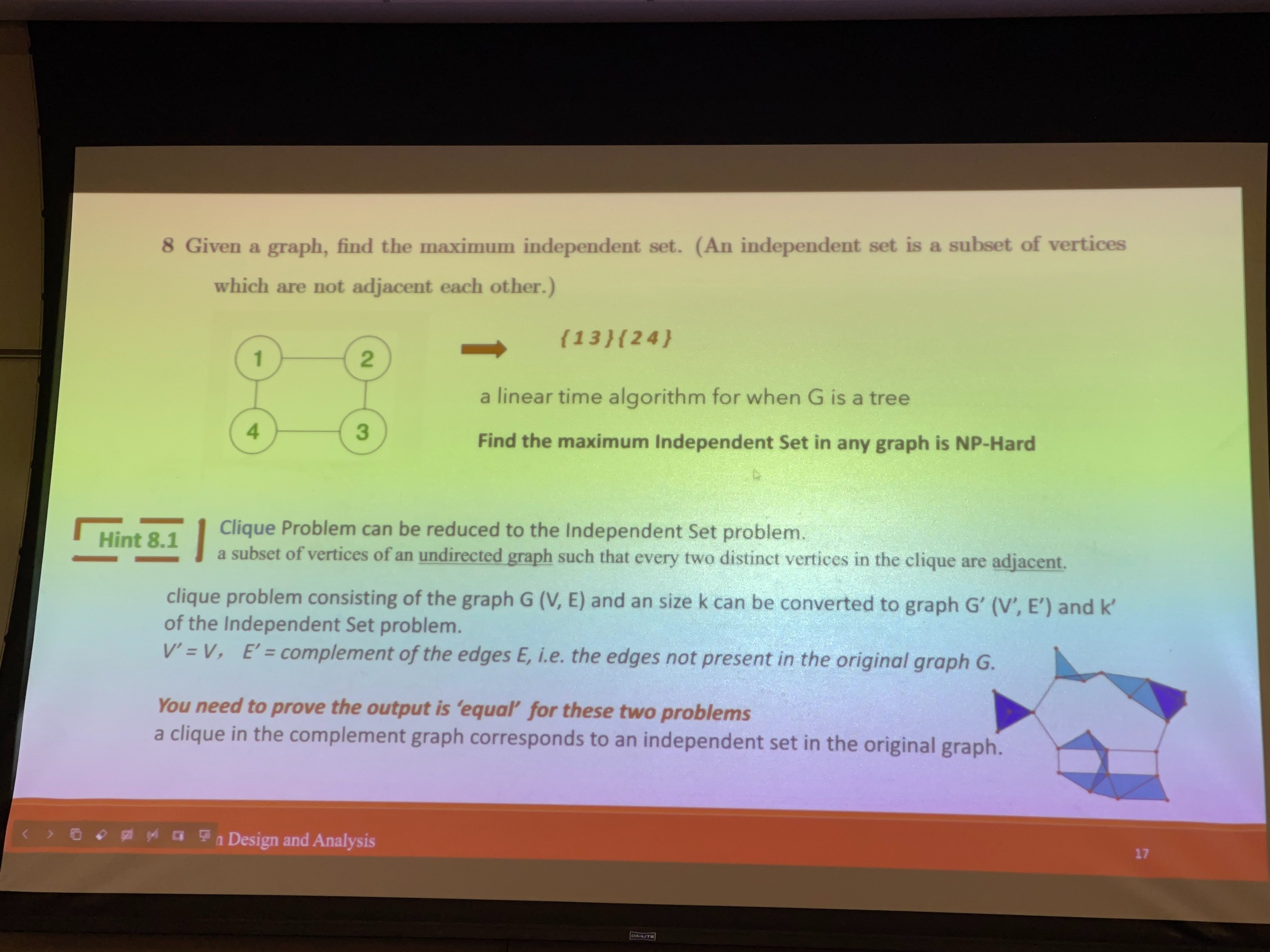 Solved 8 Given a graph, find the maximum independent set. | Chegg.com