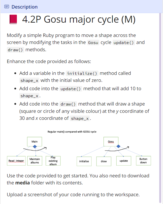 Solved Ruby Programming Language! Can someone fix this code | Chegg.com
