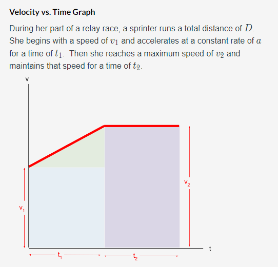 Solved Velocity vs. Time Graph During her part of a relay | Chegg.com