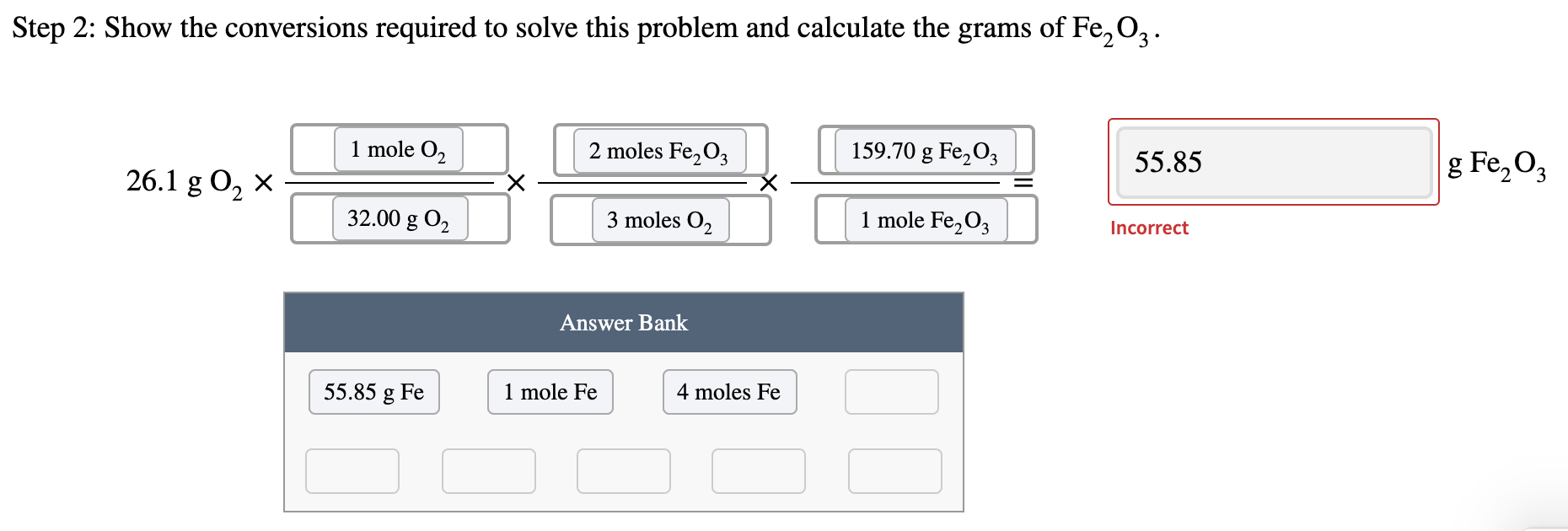 Solved Step 2: Show the conversions required to solve this | Chegg.com