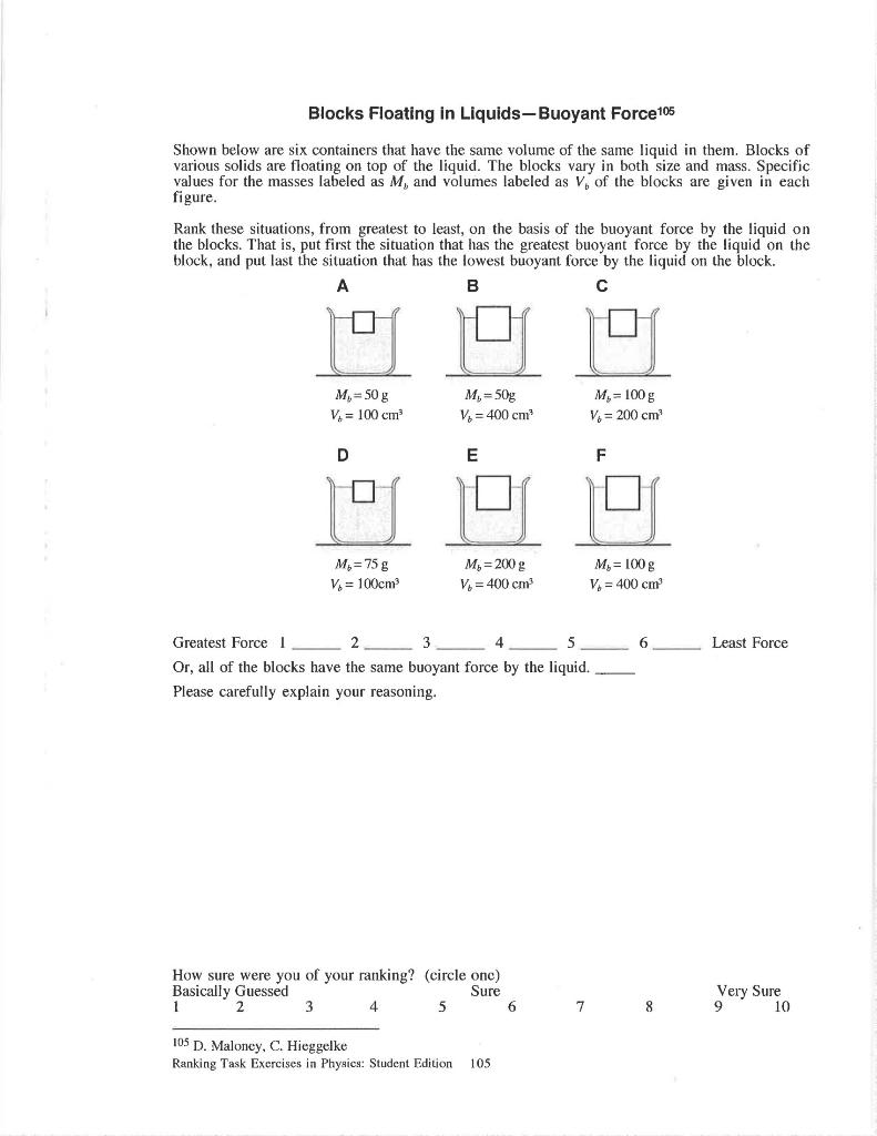 Shown below are six containers that have the same | Chegg.com